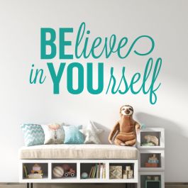 Wall Designer | Believe in Yourself - Be You - Motivational Wall Art ...