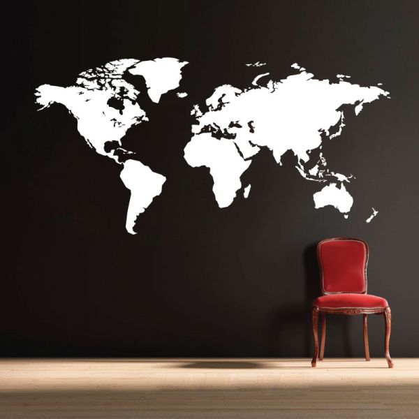 Wall Designer | World Map - Wall Art Sticker